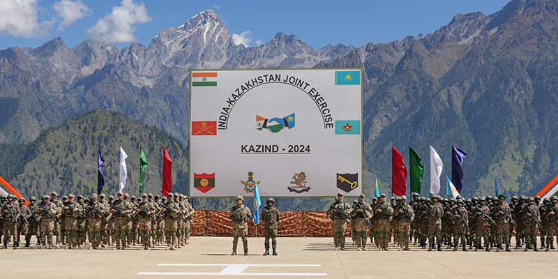 India-Kazakhstan joint military exercise begins in Uttarakhand ...