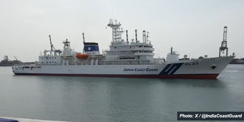 Japan Coast Guard ship ‘Itsukushima’ arrives at Chennai Port | Manorama ...