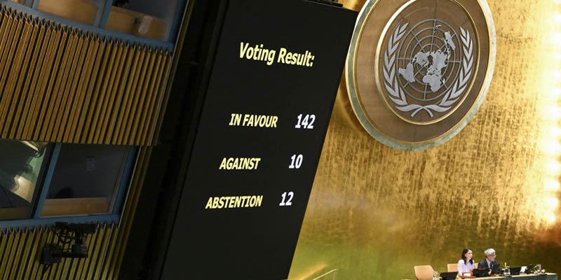 UNGA endorses New York Declaration on Israel-Palestine two-State ...