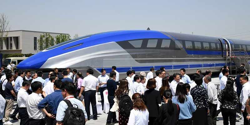 China unveils 600 km/h maglev train | China | Japan | maglev train