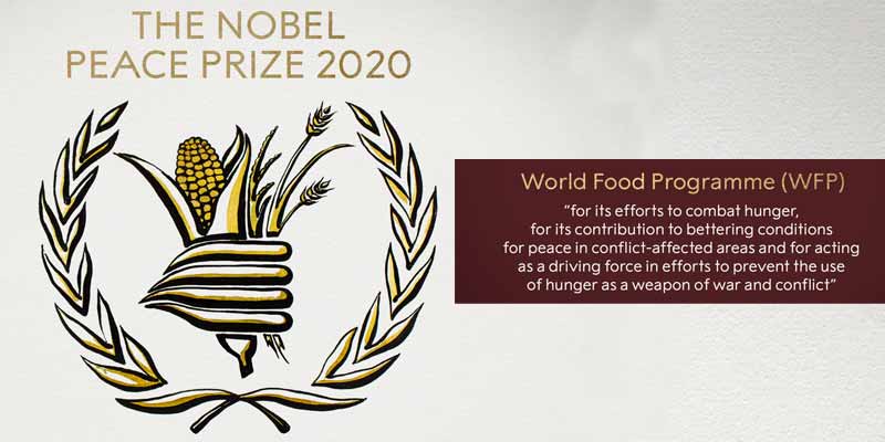 UN’s World Food Programme wins Nobel Peace Prize | food | nobel | unwfp | Nobel Peace Prize | food