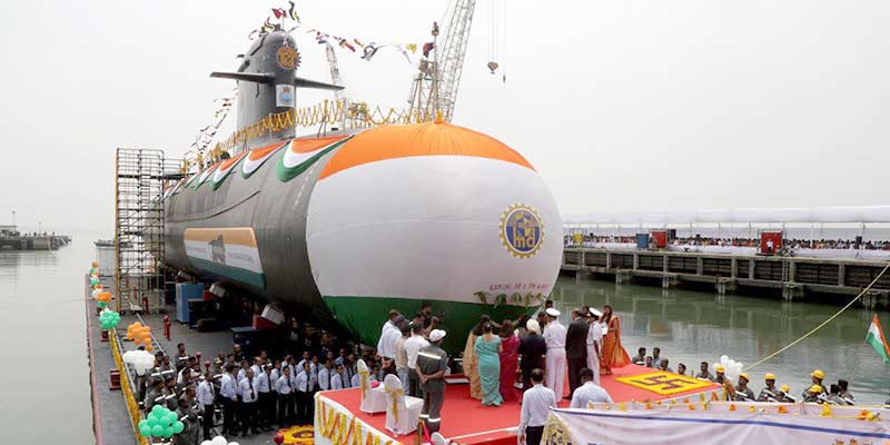 Sixth Scorpene submarine Vagsheer launched in Mumbai | submarine ...