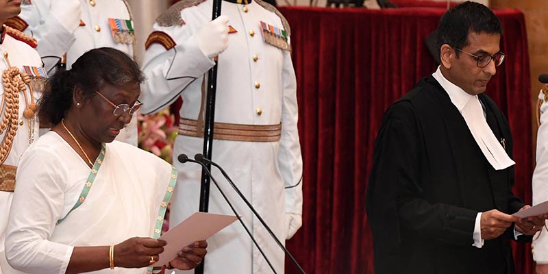 Justice D.Y. Chandrachud sworn in as 50th CJI | Supreme Court | Justice ...