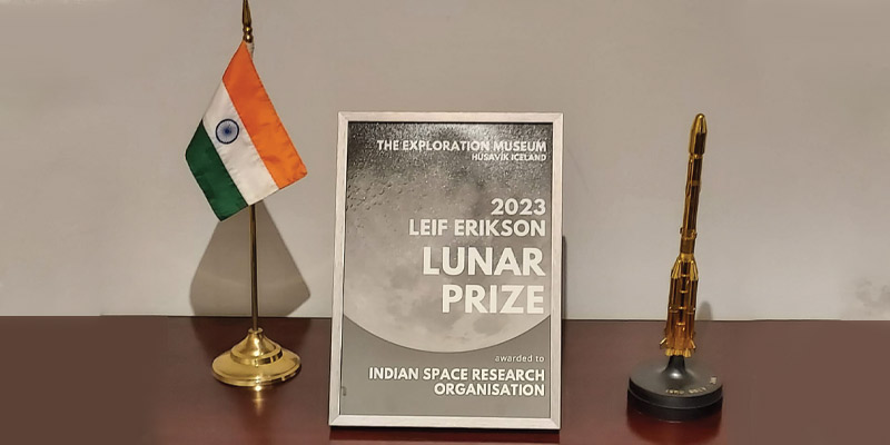 ISRO bags Leif Erikson Lunar Prize ISRO bags Leif Erikson Lunar Prize