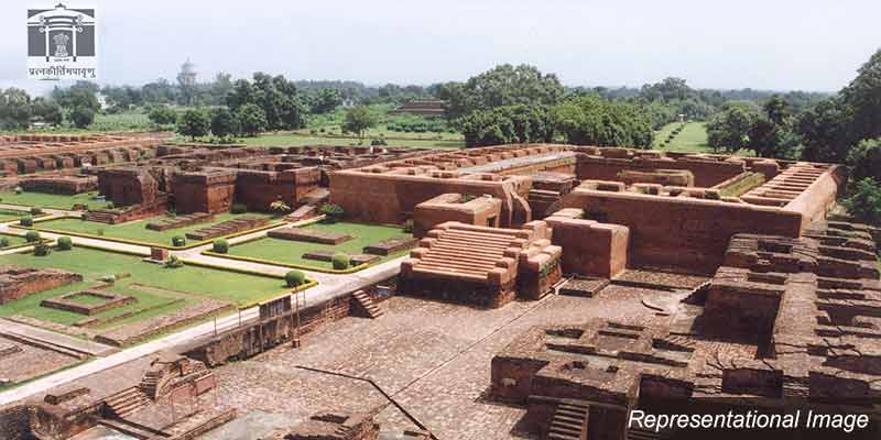 ASI discovers two 1,200-year-old miniature stupas at Nalanda ...