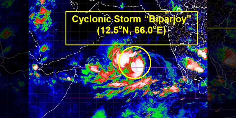 Cyclone Biparjoy intensifies into severe cyclonic storm | IMD | arabian ...