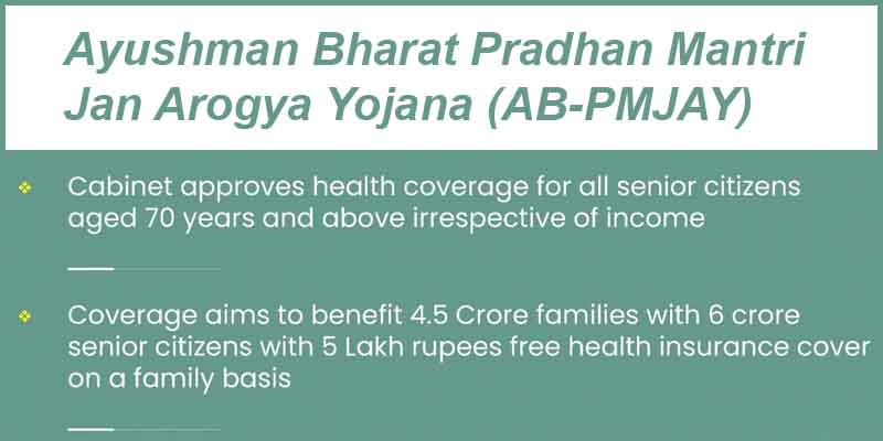 Centre expands Ayushman health coverage to all above 70 | Manorama Yearbook