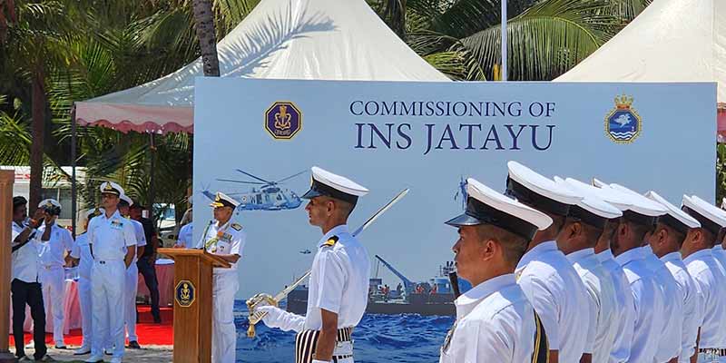 Navy commissions INS Jatayu at Minicoy in Lakshadweep | Manorama Yearbook