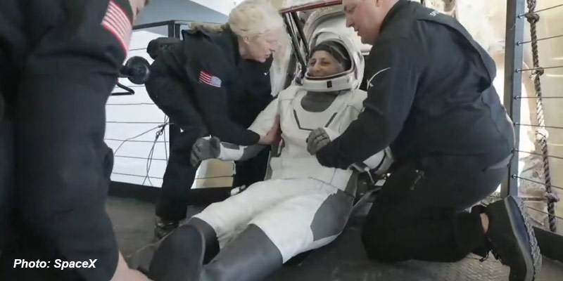 Astronauts Sunita Williams, Butch Wilmore return to Earth after 9 months stuck in space ...