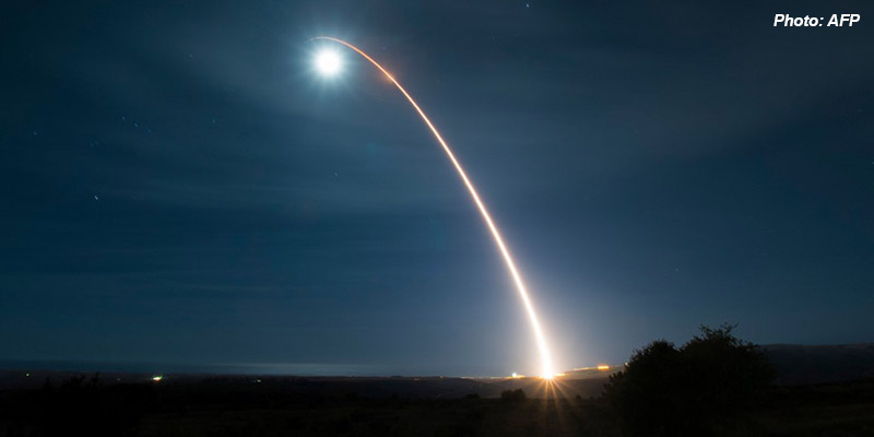 US Air Force tests Minuteman III missile | Manorama Yearbook