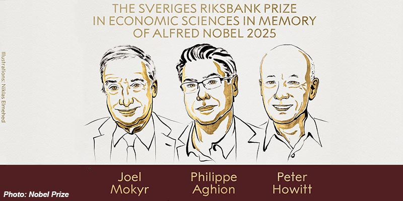 3 win Nobel economics prize for work on innovation and growth | Nobel ...