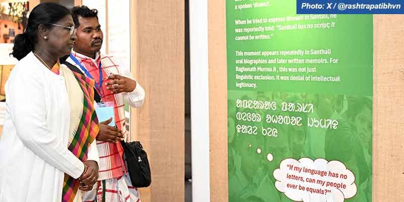 President inaugurates centenary celebrations of Ol Chiki script ...